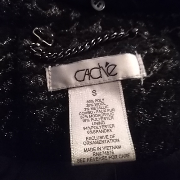 Cache | Jackets & Coats | Cache Coat With Leather Lacing | Poshmark